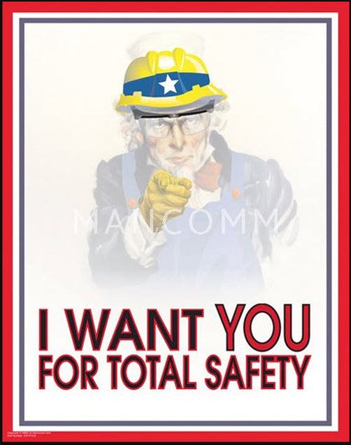 CLASSIC - Uncle Sam Safety Poster — Mancomm