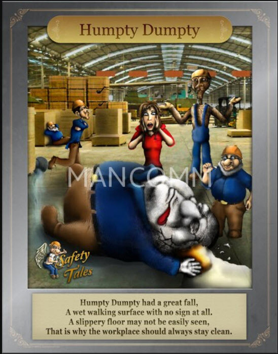 SAFETY TALES - Fall Protection Safety Poster – Mancomm