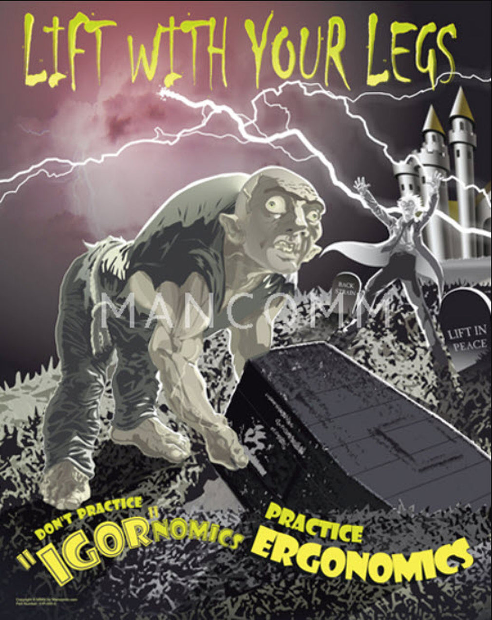 CLASSIC - Egornomics - Proper Lifting Safety Poster — Mancomm