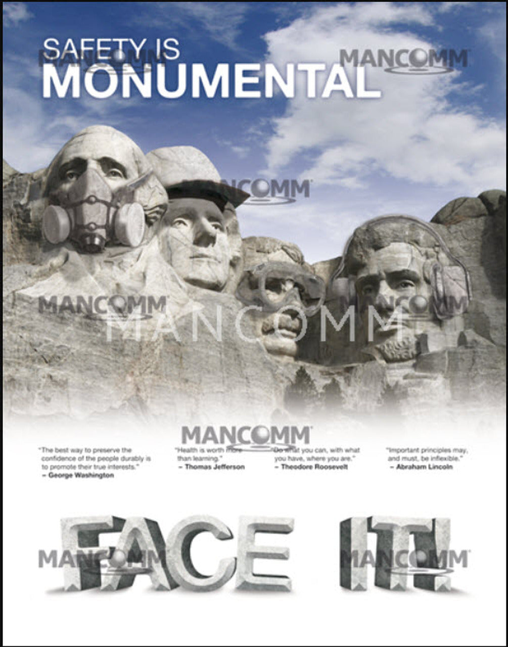 CLASSIC - Safety is Monumental Safety Poster – Mancomm